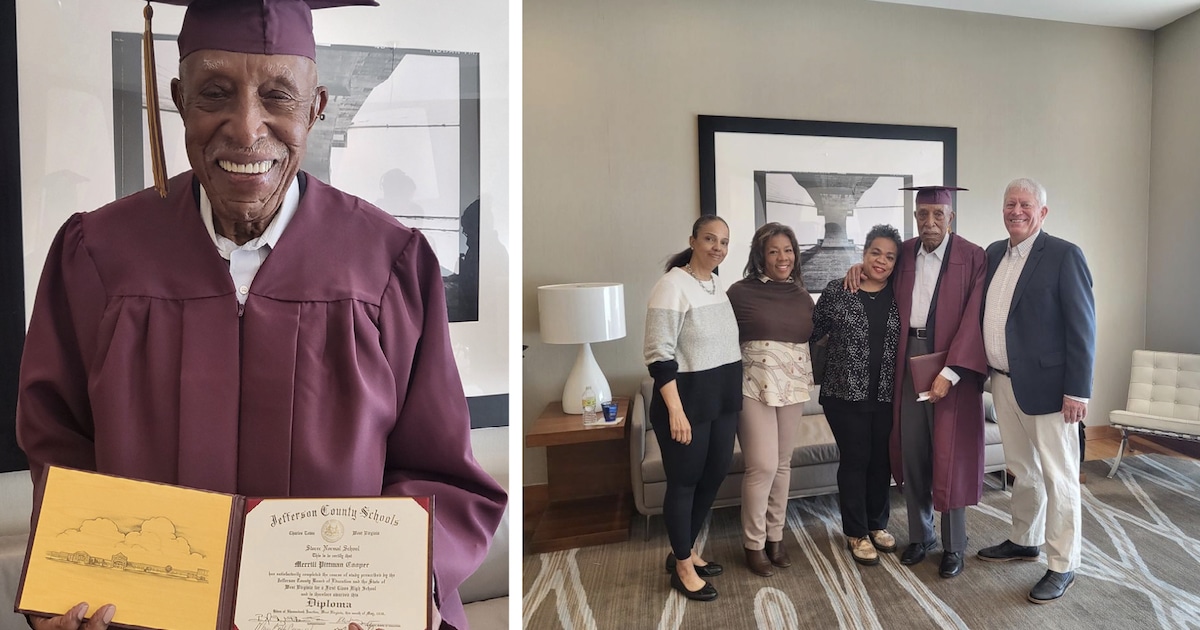 101-Year-Old Man Finally Receives High School Diploma After More Than ...