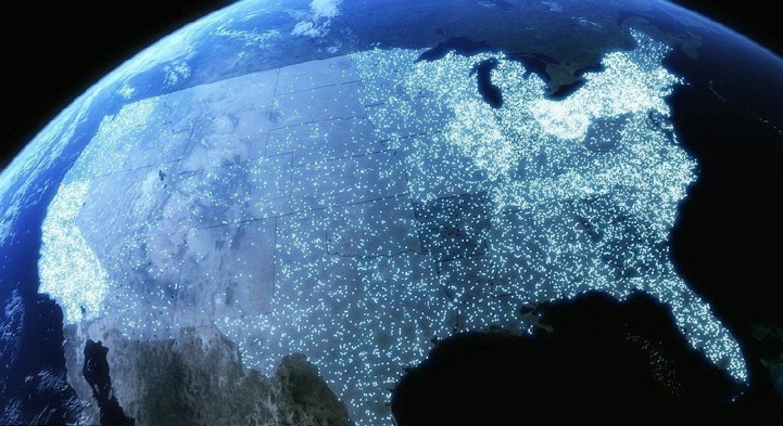 Awesome Aerial Data Maps Reveal America | My Modern Met