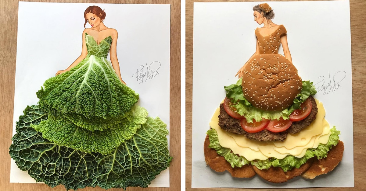 3D Fashion Illustrations Use Unexpected Objects to Create Magnificent ...