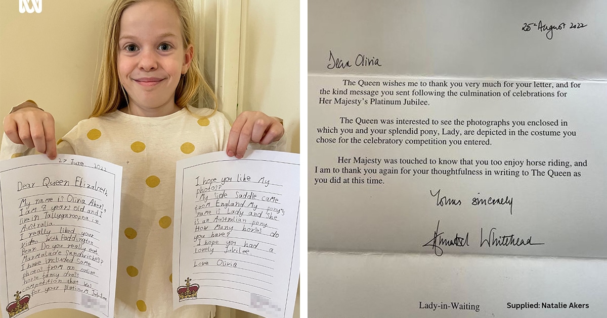 8-Year-Old Receives One of the Last Letters Ever Written by Queen ...