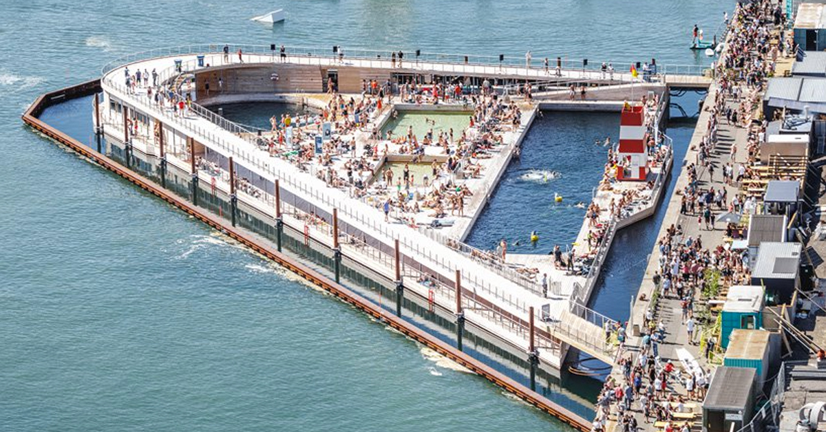 Minimalist Floating Structure Creates Seawater Pools in Denmark | My ...