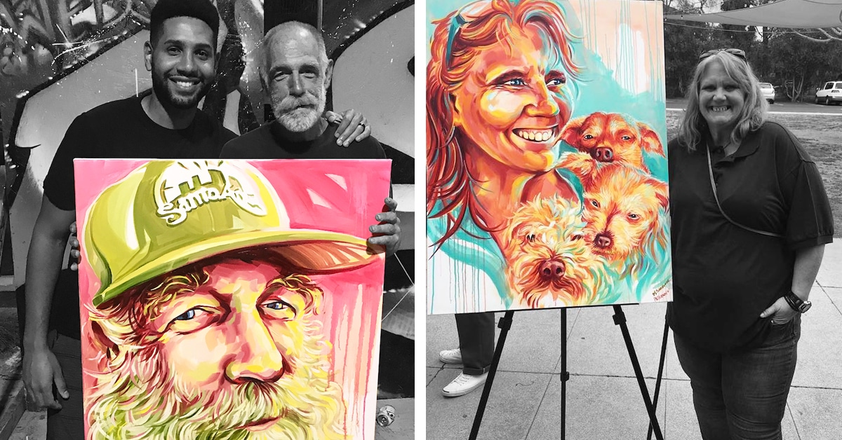 Interview: Artist Changes the Lives of the Homeless by Painting Their ...