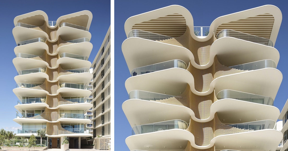 Architects Design Building With Oversized Undulating Slabs To Provide ...