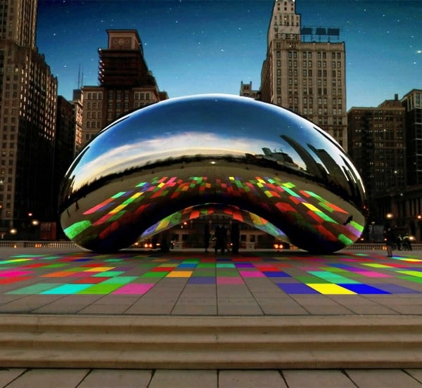 New Light and Sound Show at Chicago’s Millennium Park | My Modern Met