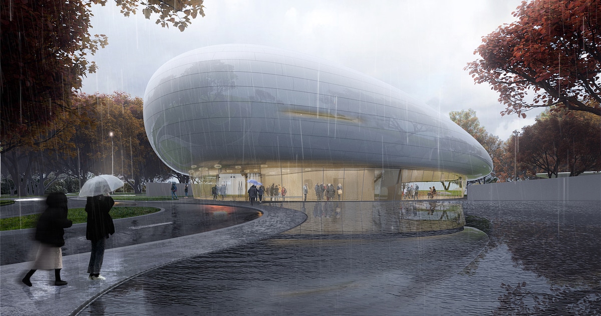This “Floating Cloud by the Sea” Is a Futuristic Civic Center That ...