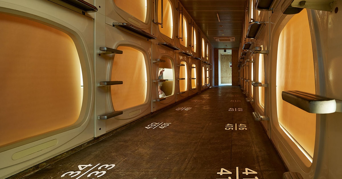 Retro Capsule Hotel in Tokyo Transformed Into Tranquil Oasis | My ...