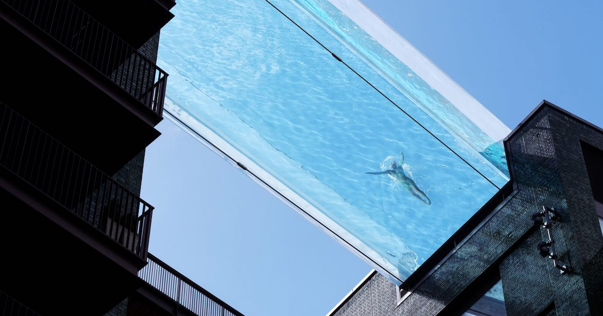 ‘Sky Pool’ Allows Some Residents To Swim High Above This London Street ...