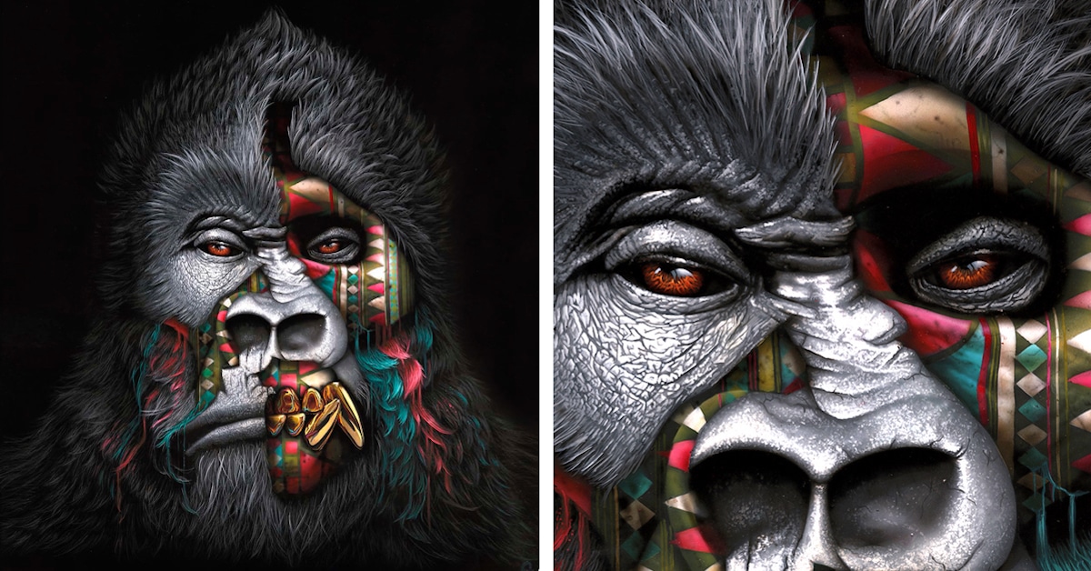 Interview: Street Artist Creates Endangered Animal Paintings to Help ...