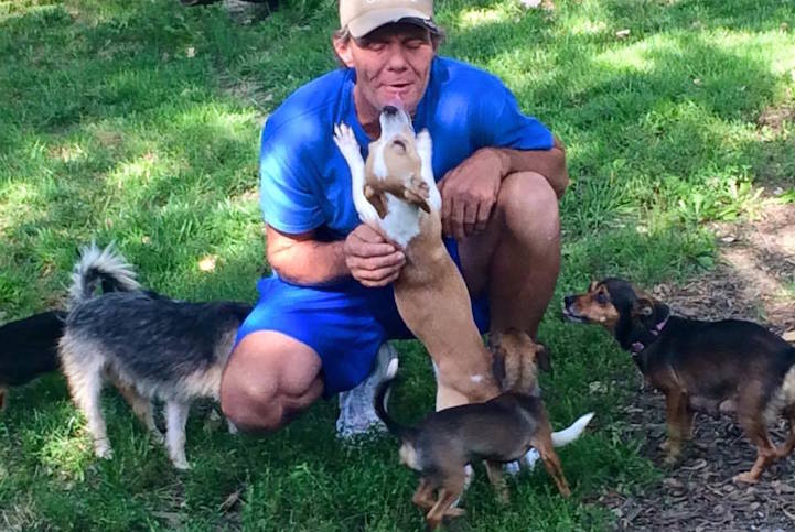 Animal-Loving Homeless Man Devotes Time and Energy to Caring for Stray ...