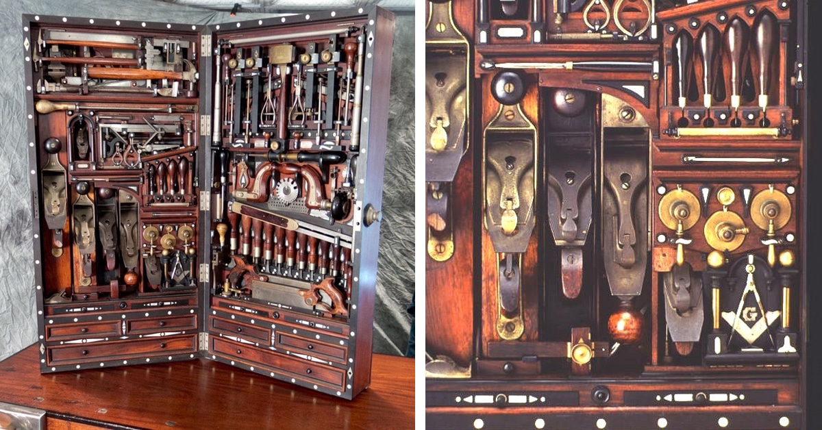 19th-Century Tool Box Is Meticulously Designed to Hold 300 Tools | My ...