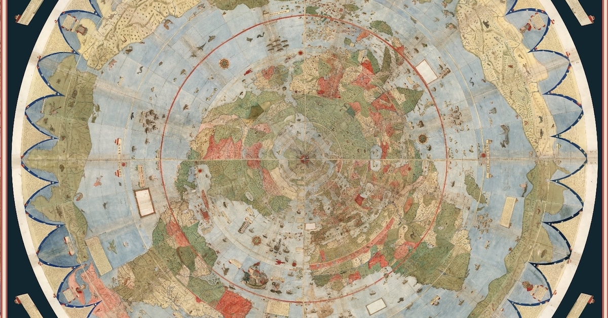 World’s Largest Early World Map Stitched Together for the First Time ...