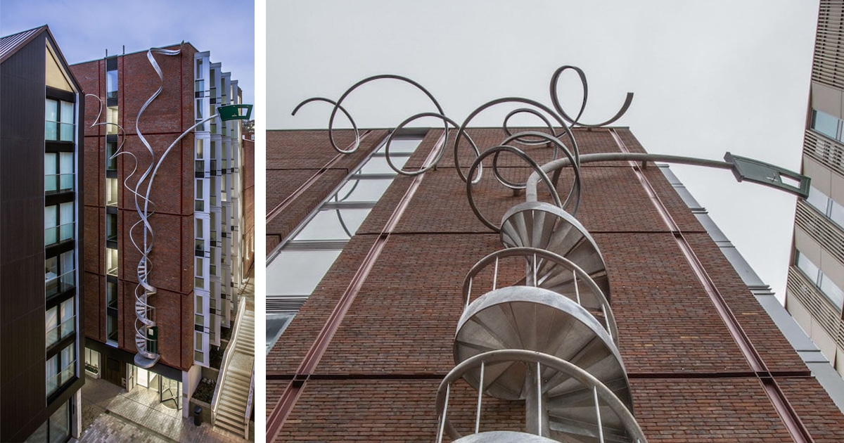 Spiral Staircase Springs Apart in Surreal Architectural Sculpture | My ...