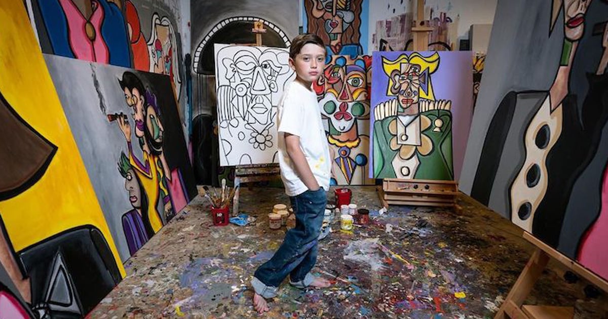 Meet the 10-Year-old Artist Who Created a Modern-Day ‘Guernica ...