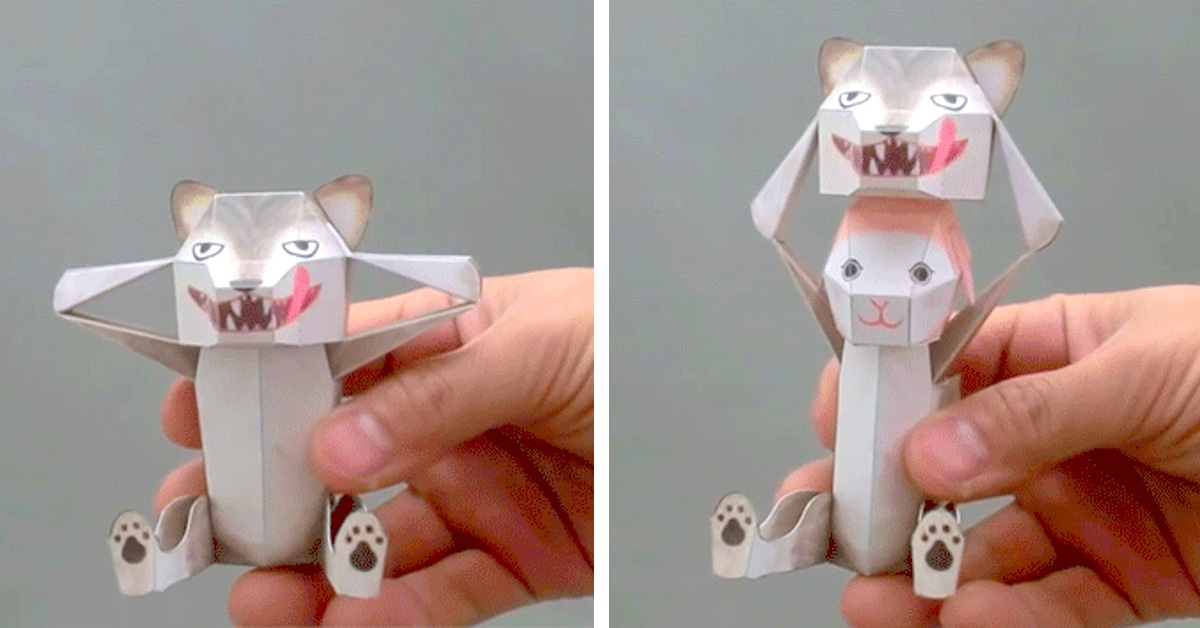Fun Paper Animal Puppets Designed to Move in Unexpected Ways When ...