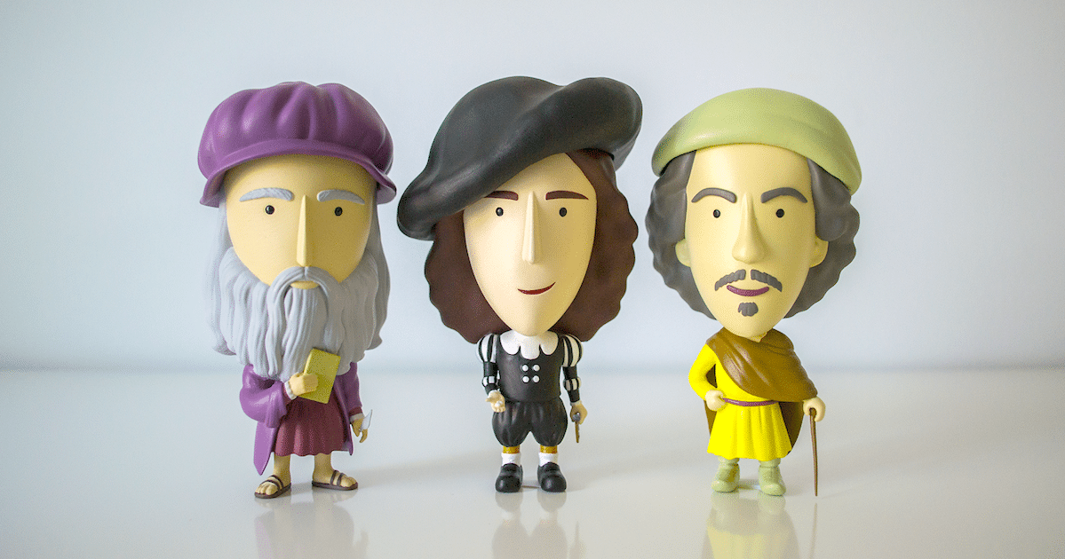 New Action Figures of Leonardo da Vinci, Vermeer, and Rembrandt Give ...