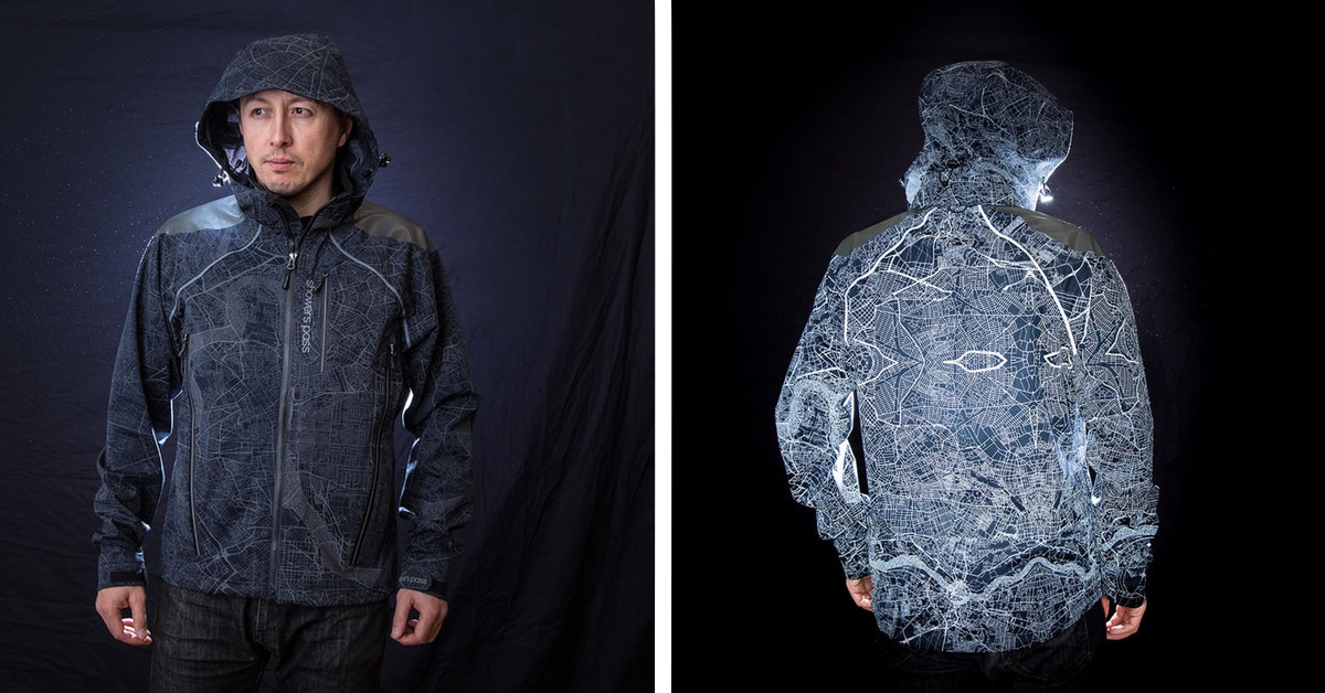 Ingenious Jacket Keeps Cyclists Safe and Stylish with Reflective Map ...