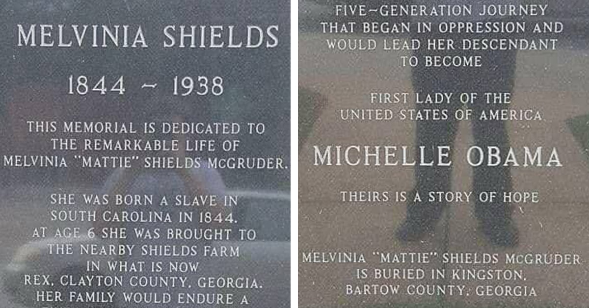 Poignant Tweet Honors Michelle Obama and Her Ancestor Who Was Born into ...