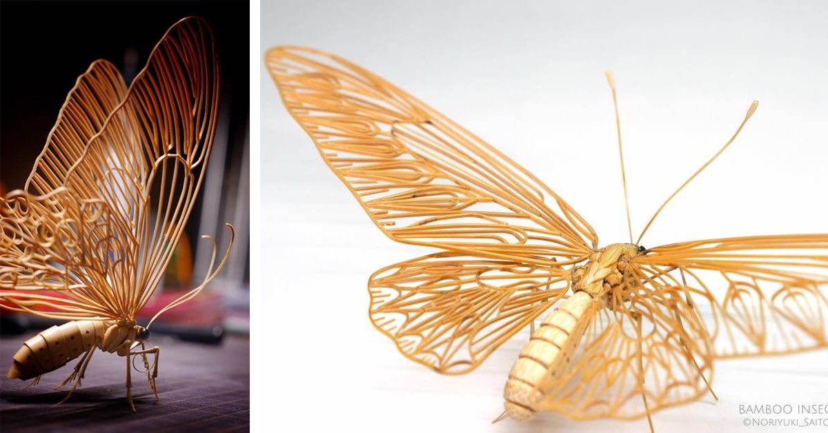 Delicately Crafted Life-Size Insect Sculptures Made Completely Out of ...