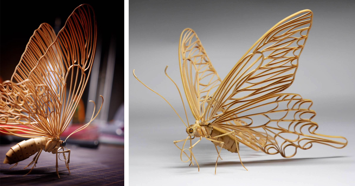 Incredible Bamboo Bugs Look Like Real-Life Insects That Could Scurry ...