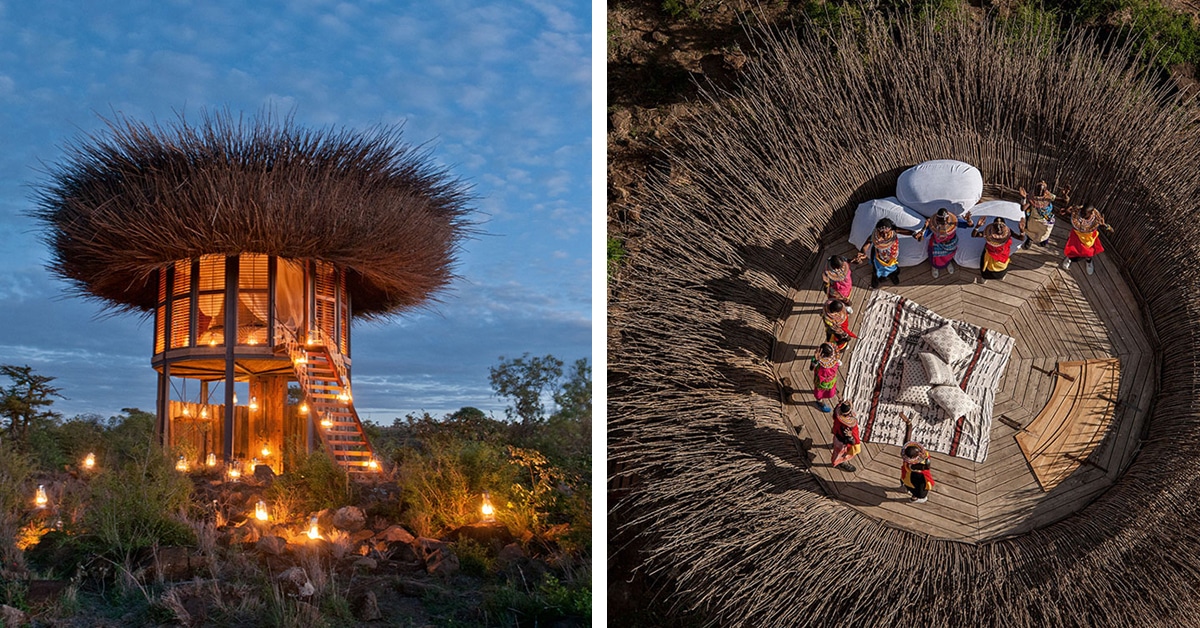 You Can Stay Overnight in This Bird Nest Villa Built Above the African ...