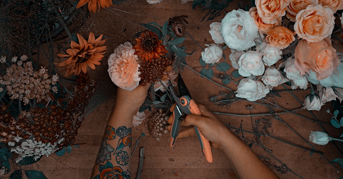 Overhead Photos of Different Professionals Who Work with Their Hands ...