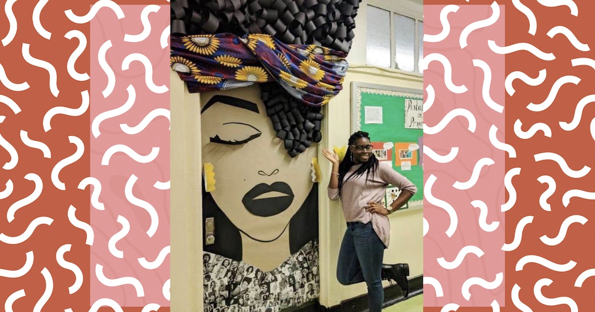 Creative Teacher Decorates Her Door To Celebrate Black History Month ...