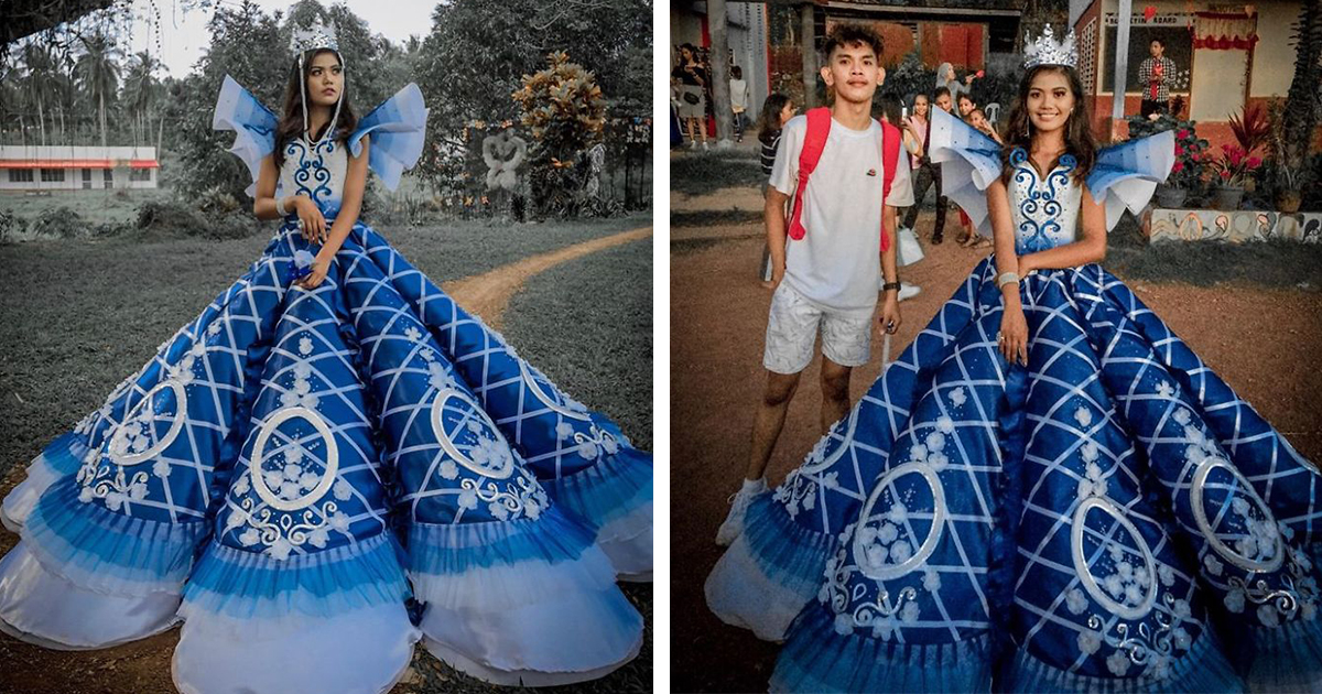 Loving Brother Handcrafts Incredible Prom Dress for His Sister After ...