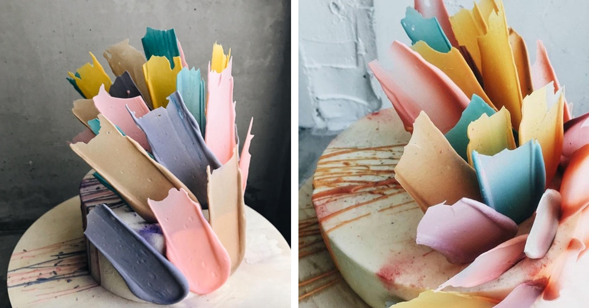 ‘Brushstroke’ Cakes Put a Painterly Twist on Traditional Cake ...