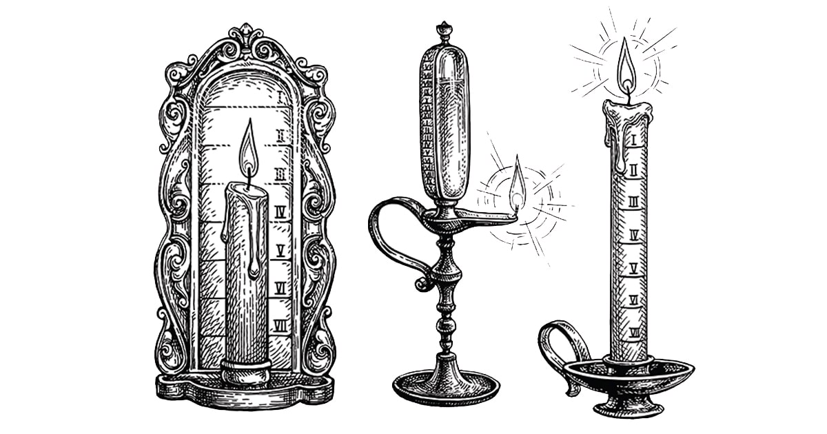 Discover ‘Candle Clocks’: History’s Original Alarm Clocks Before ...