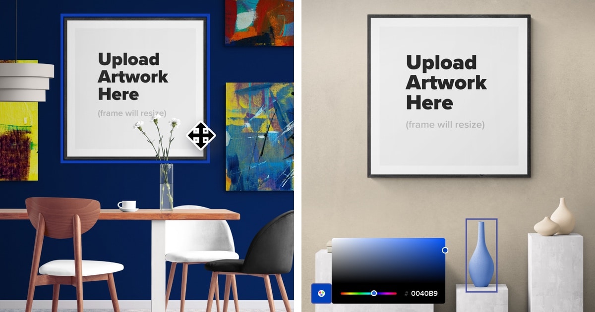 These Customizable Art Room Mockups Let You Take Your Art Sales to a ...