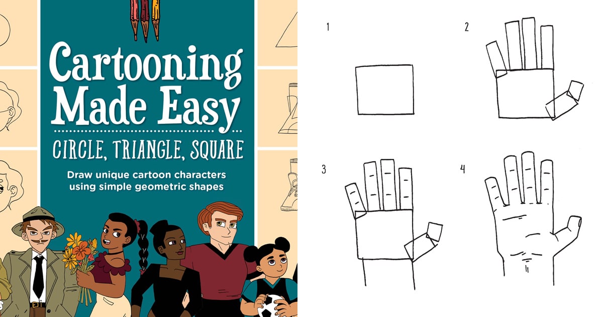 Brand New Book Shows You How To Create Cartoon Characters Using Simple ...