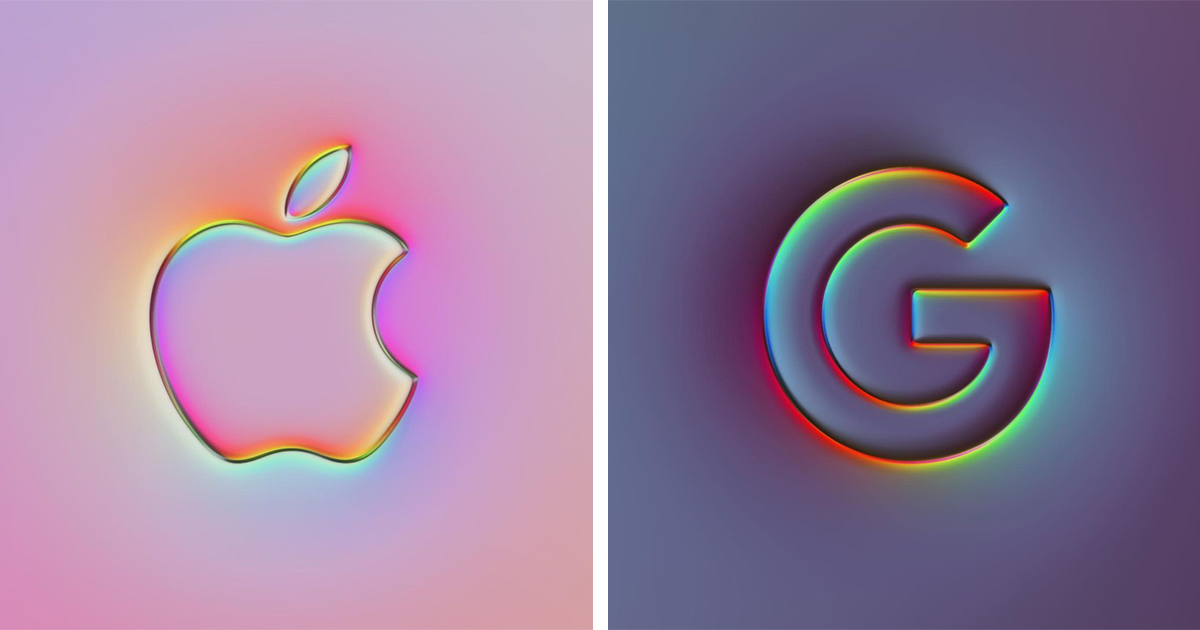 Graphic Designer Transforms 36 Famous Logos Into Holographic Chrome ...
