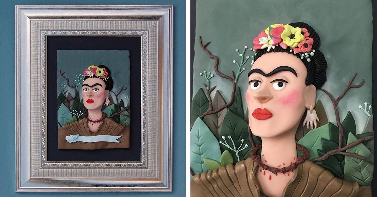 Artist Recreates World-Famous Masterpieces With Colorful Polymer Clay ...