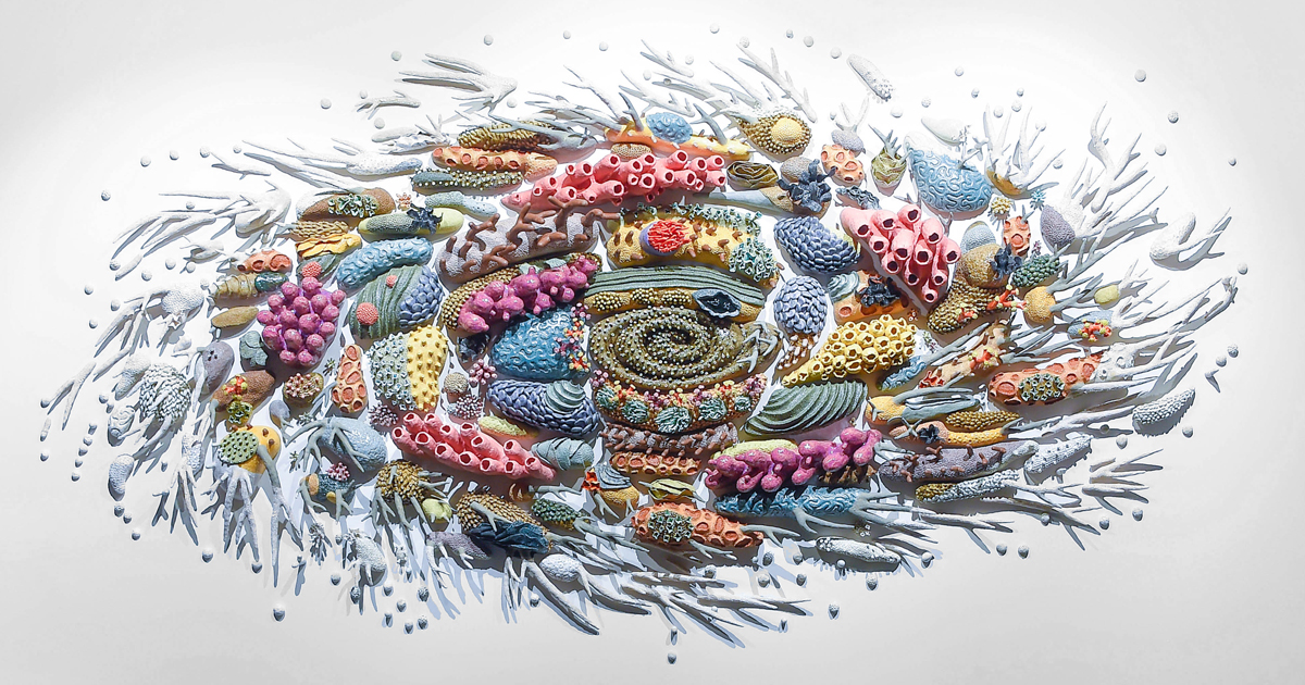 Swirling Ceramic Installations Raise Awareness For the Fragile Beauty ...