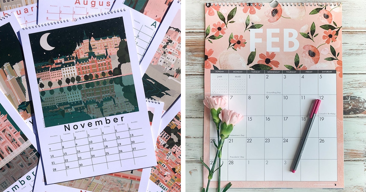 28 Creative 2022 Calendars To Keep You Organized in the New Year | My ...