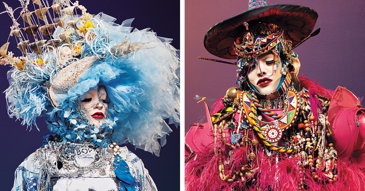Fashion-Forward Artist Expresses Vibrant Personality in Elaborate ...