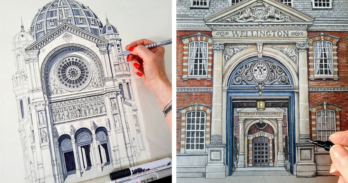 Incredible Architectural Illustrations Celebrate the Immense Beauty of ...