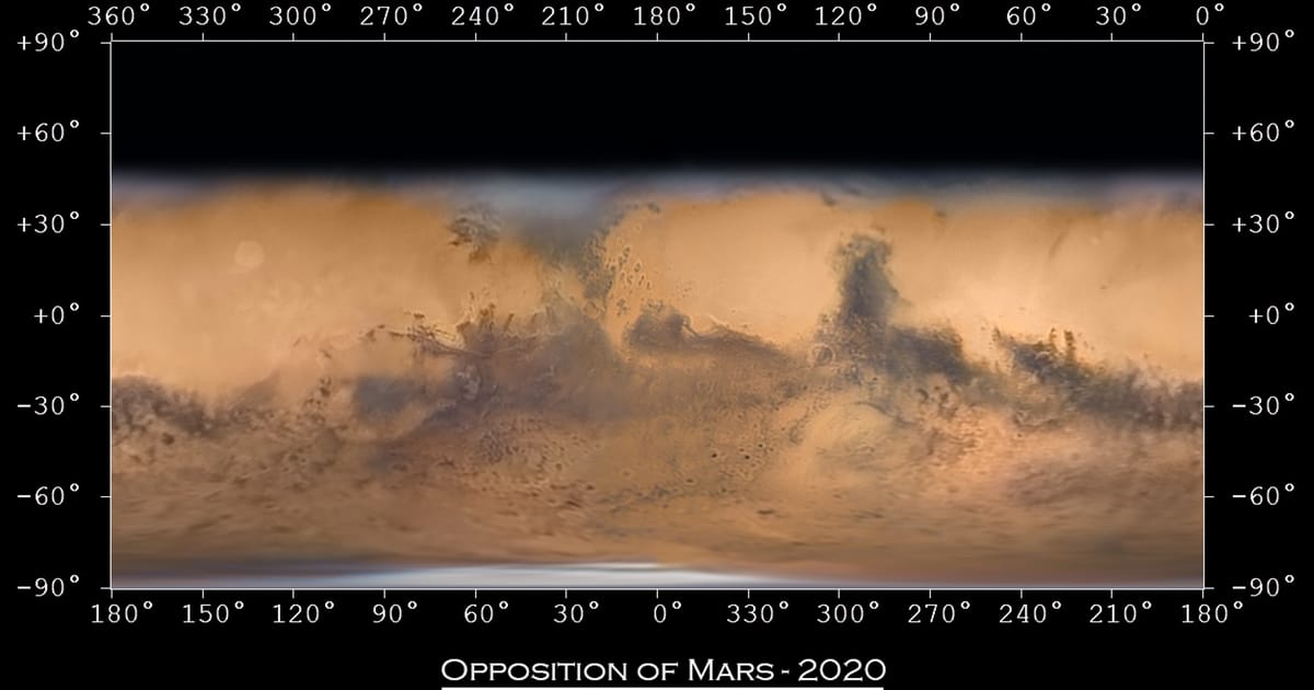 Take a Look at the Most Detailed Map of Mars Photographed From Earth ...