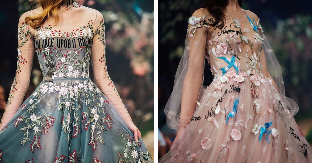 Dazzling Couture Collection of Disney-Inspired Dresses Are Both Dreamy ...