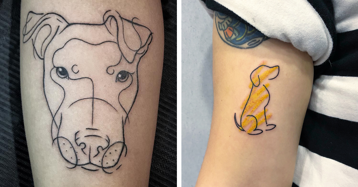 25+ Creative Dog Tattoos That Pay Homage to Paw-fect Pups | My Modern Met