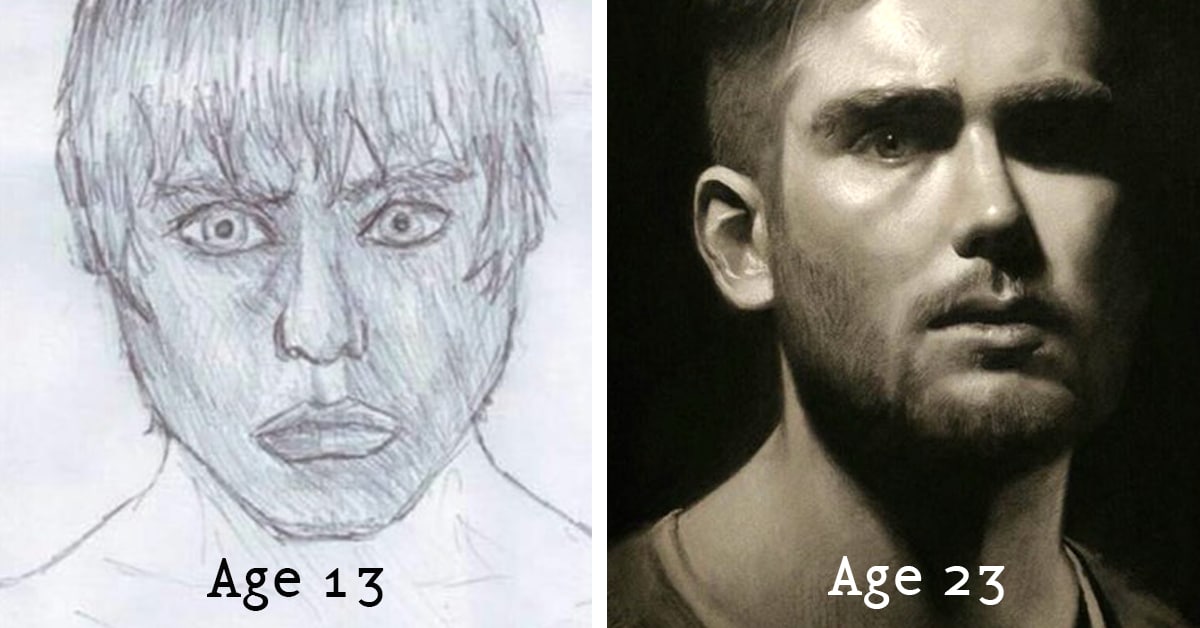 Artists Are Re-Drawing Their Old Work to Show How Much They’ve Improved ...