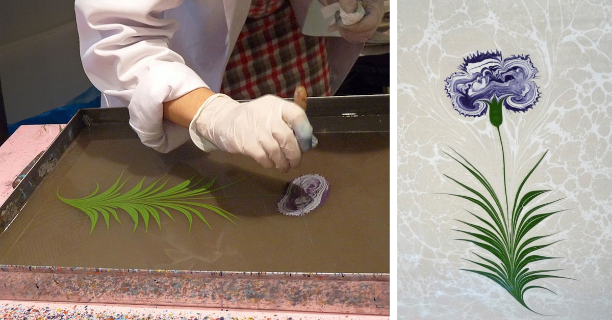 What is Ebru Art? Exploring the Ancient Techniques of “Painting on ...