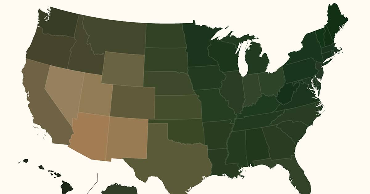 Data Scientist Makes Stunning Maps of the Average Colors of the World ...