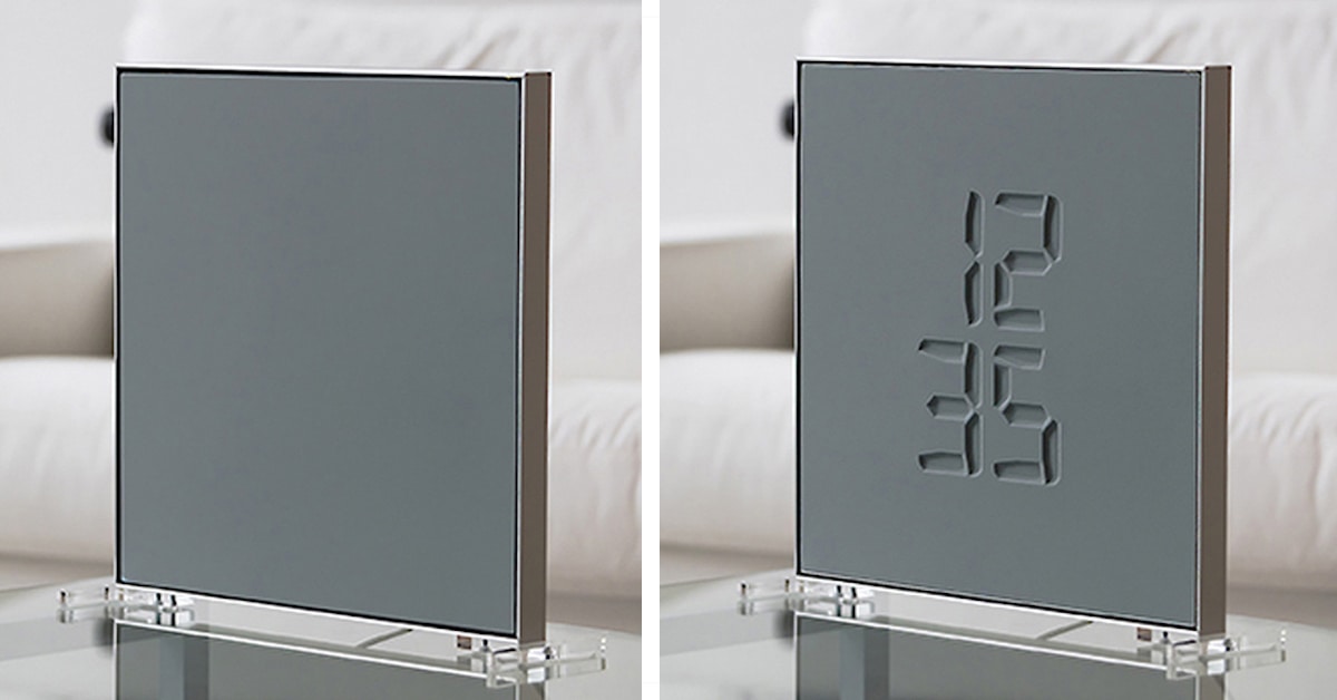 Time Magically Appears As Engravings on New Sculptural Clock | My ...