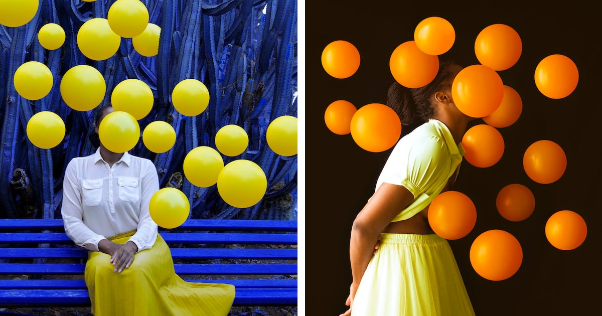 Photographer Uses Bright Balloons To Portray Deep Emotions in Striking ...