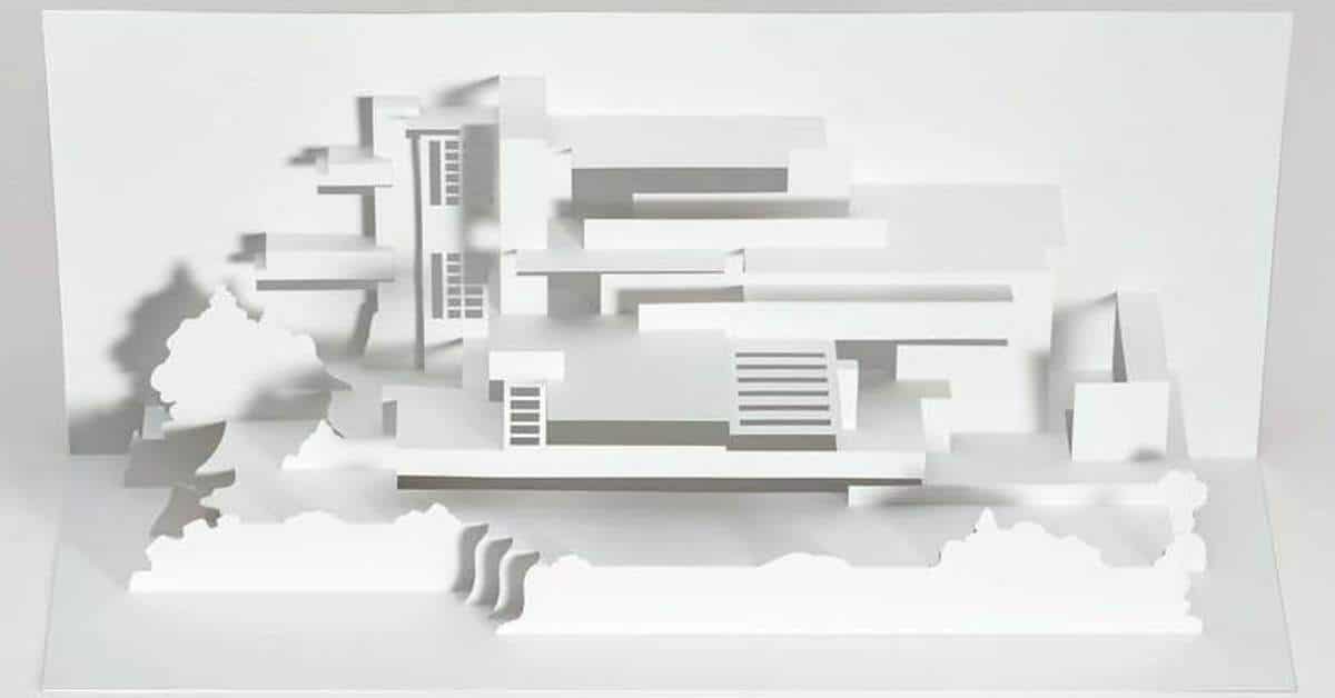 Kirigami Book Lets You Recreate Paper Models of Frank Lloyd Wright’s ...
