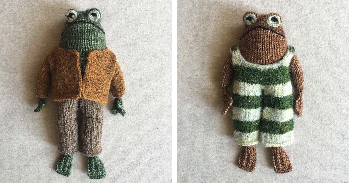 Adorable ‘Frog and Toad’ Knitting Pattern Inspired by Beloved Children ...