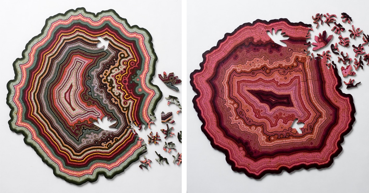 Every One of These Geode-Inspired Jigsaw Puzzles is Completely Unique ...