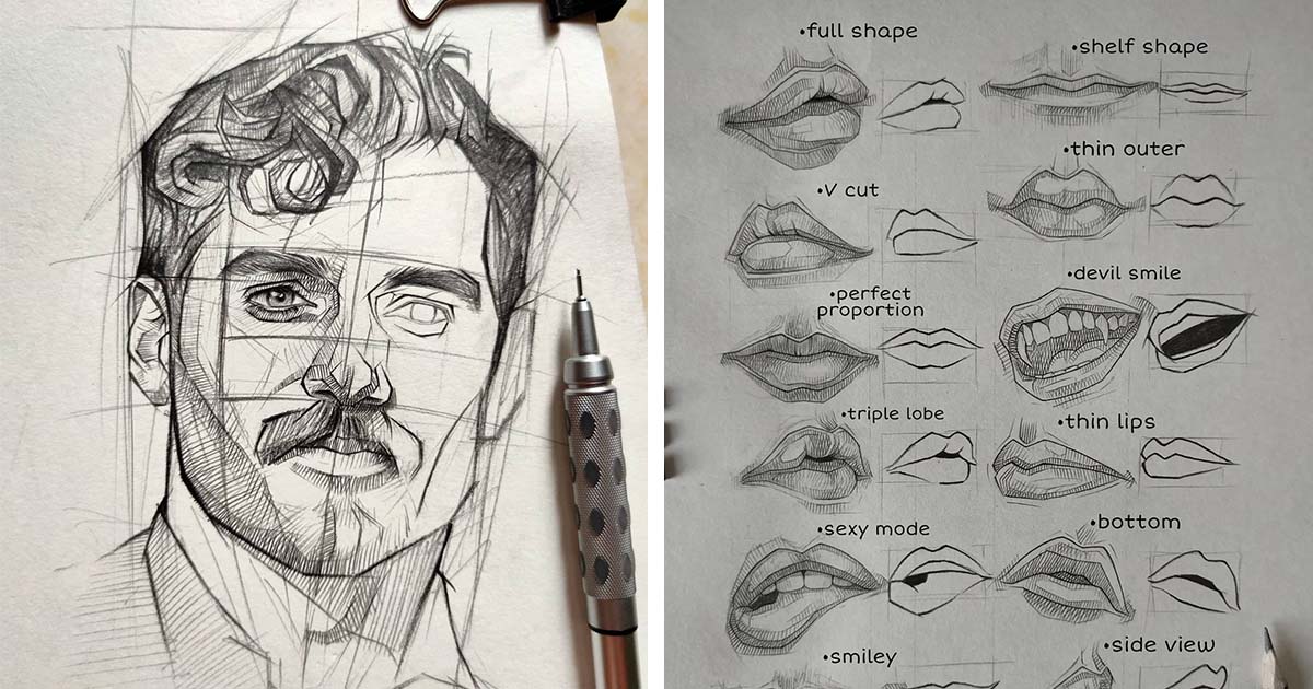 Artist Breaks Down How To Draw People in Easily Approachable Drawing Tutorials | My Modern Met