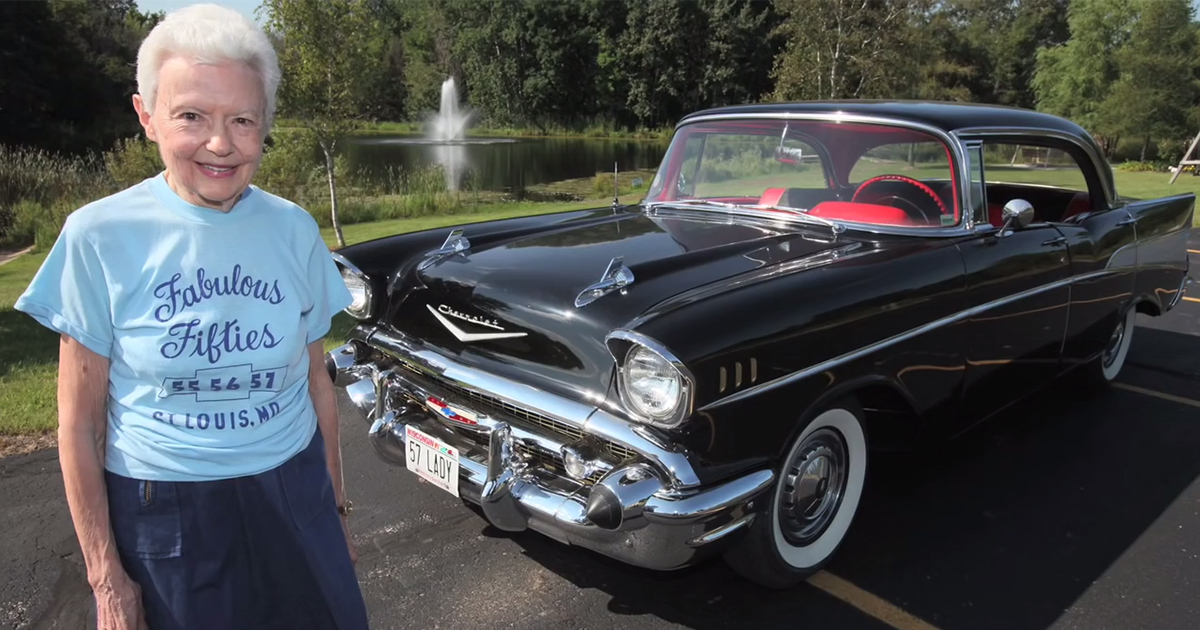 Woman Bought Her 1957 Chevrolet 64 Years Ago and Has Been Driving It ...